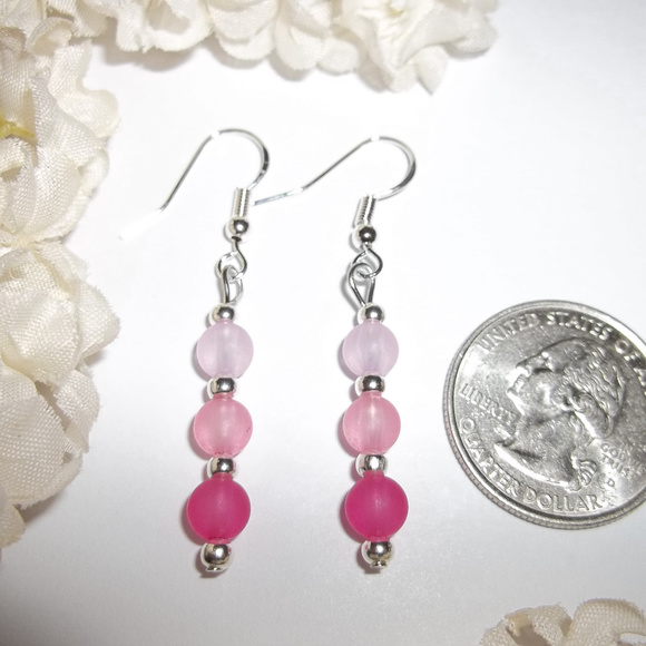 wvluckygirl | Jewelry | Pink Dangle Earring Set Woman Jewelry Drop 469 ...